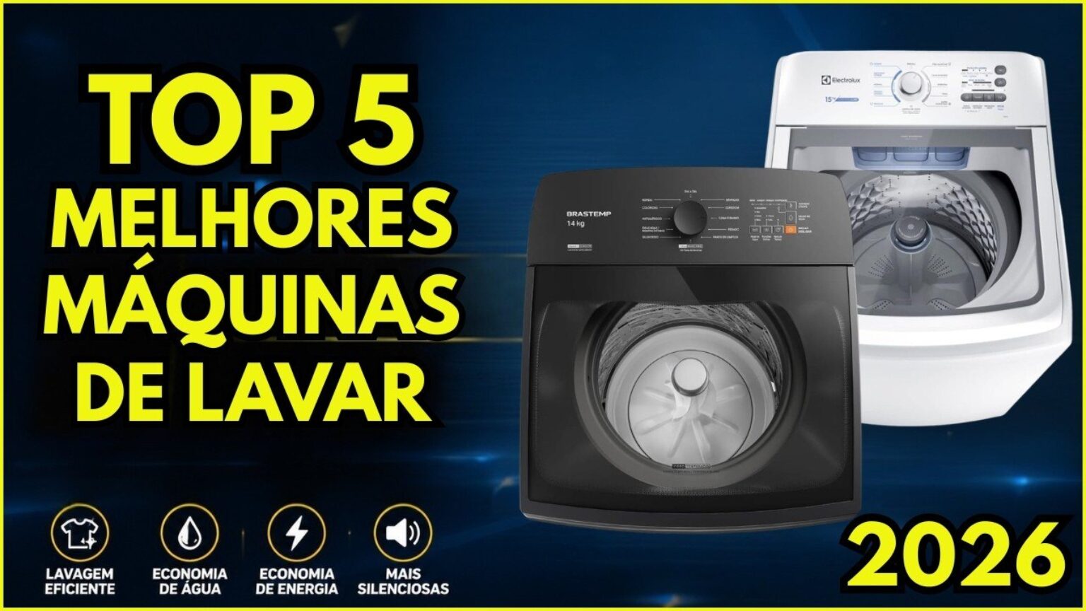 As 5 Melhores Máquinas de Lavar Roupa em 2026: Guia Completo para ...